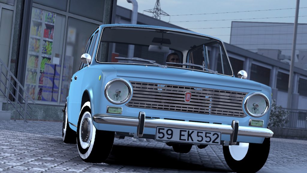 ETS 2 Fiat Murat 124 Mod for 1.44 and 1.45 | trzpro mods