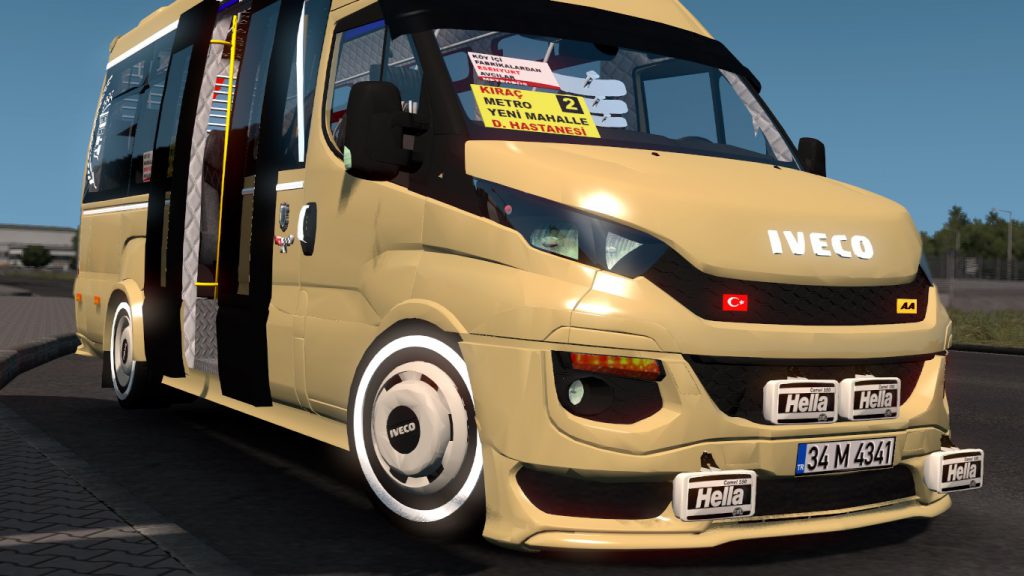 ETS 2 Iveco Daily Mod for 1.44 and 1.45 | trzpro mods