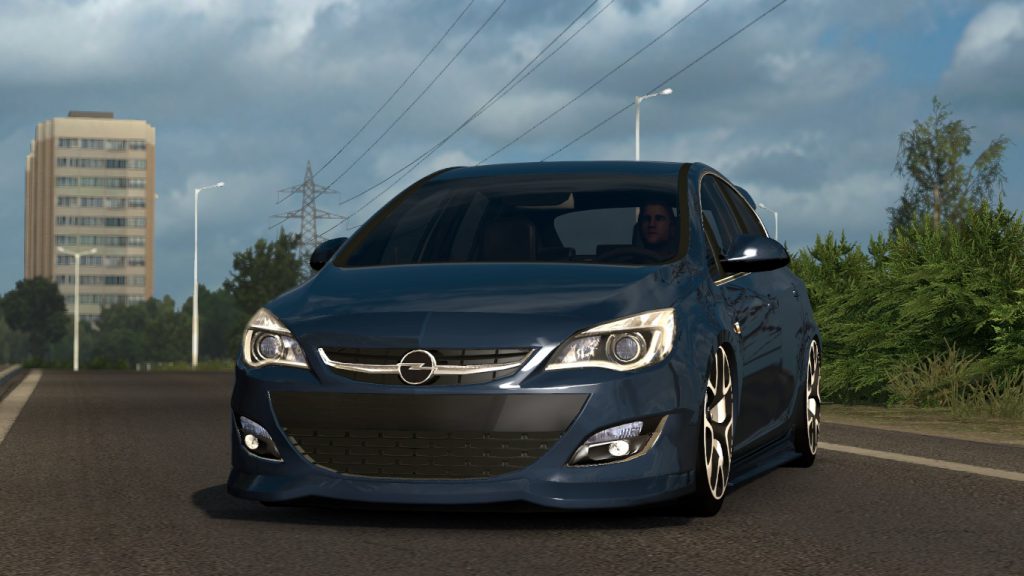 ETS 2 Opel Astra J Mod for 1.44 and 1.45 | trzpro mods