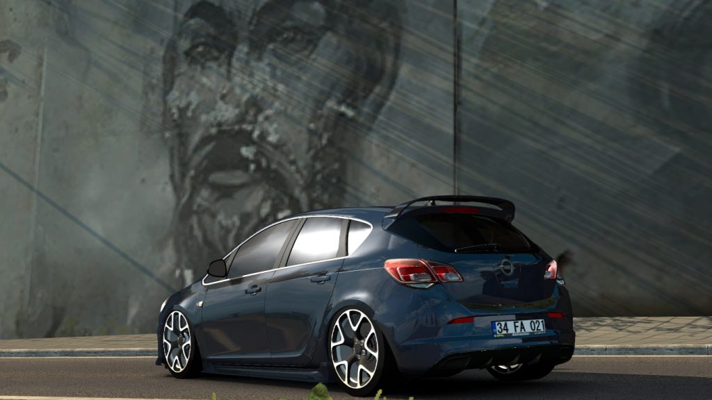 ETS 2 Opel Astra J Mod for 1.44 and 1.45 | trzpro mods