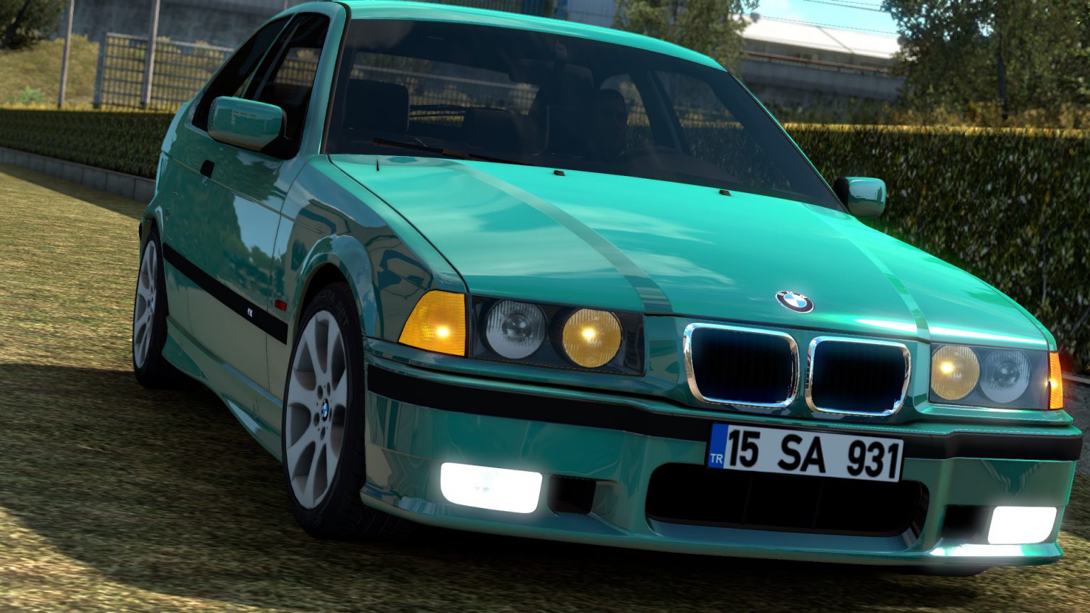 ETS 2 BMW E36 Compact Mod for 1.57 | trzpro mods