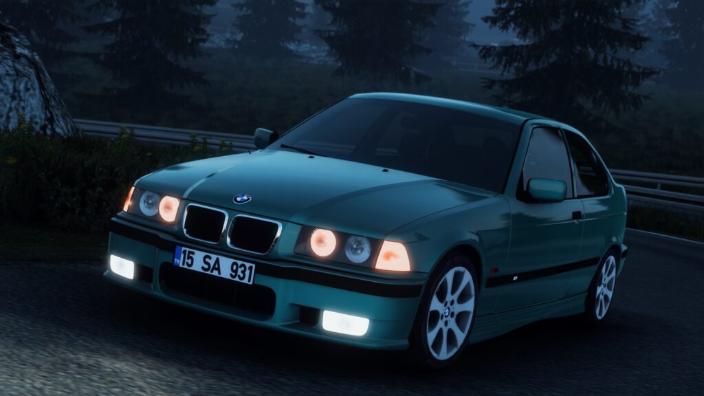ETS 2 BMW E36 Compact Mod for 1.44 and 1.45 | trzpro mods