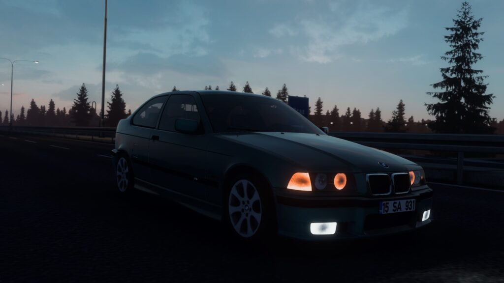 ETS 2 BMW E36 Compact Mod for 1.44 and 1.45 | trzpro mods