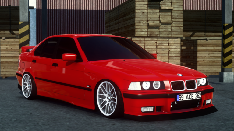 ETS 2 BMW 3 Series E36 Sedan Mod for 1.57 | trzpro mods