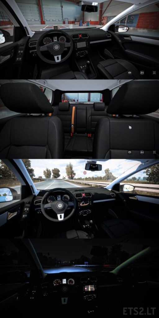 ETS 2 Golf 5 Mod for 1.44 and 1.45 | trzpro mods