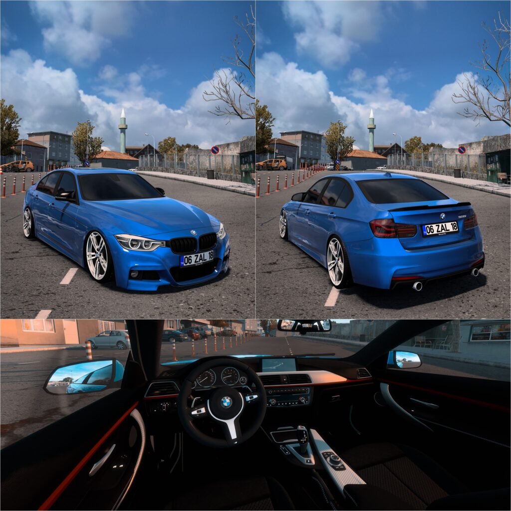 ETS 2 BMW 320i F30 M Package Mod for 1.54 | trzpro mods