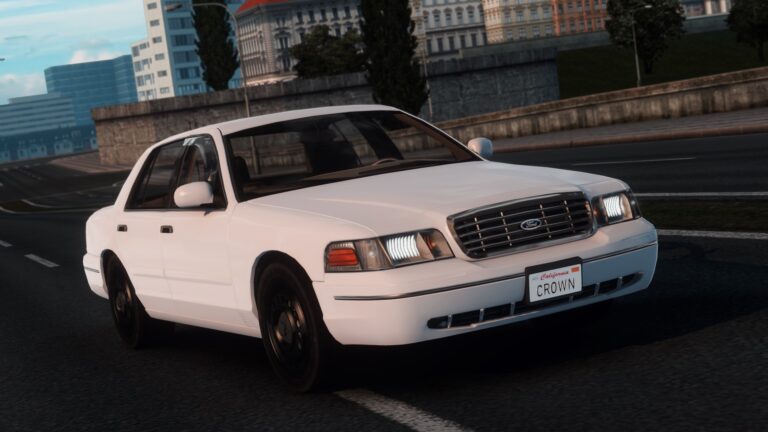 ETS 2 Ford Crown Victoria Mod for 1.54 | trzpro mods