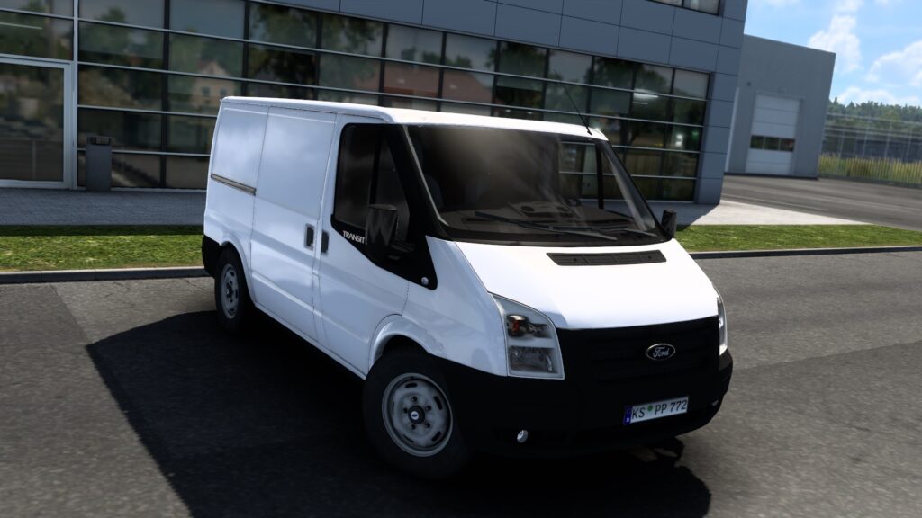 ETS 2 Ford Transit MK7 Mod for 1.44 and 1.45 | trzpro mods